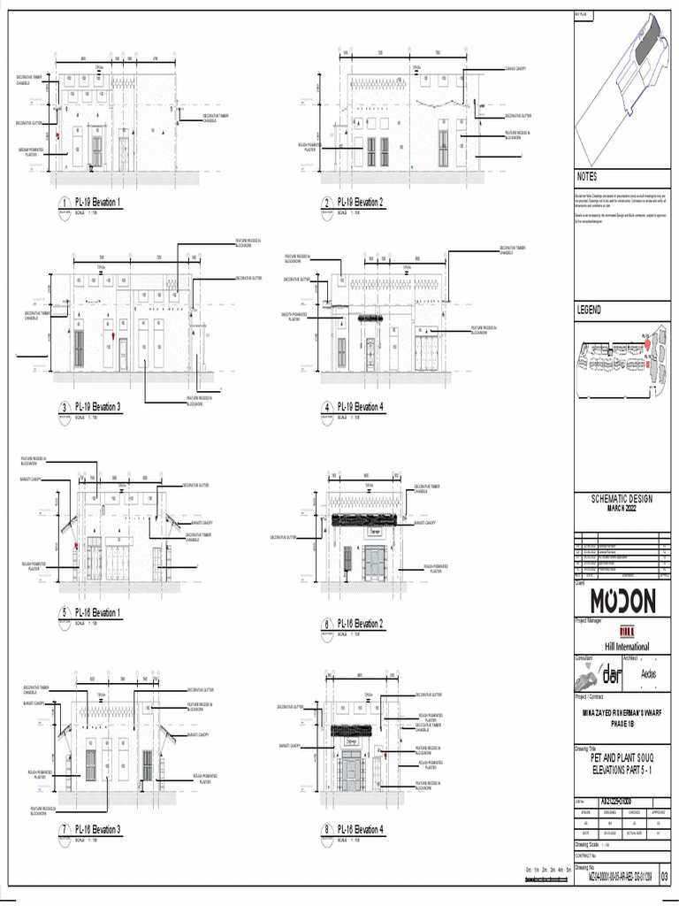 Mz-04-00001-00-05-Ar-Aed-Dg-011209 (03) - Mzfw-Elevations Part 5 - 1 | PDF