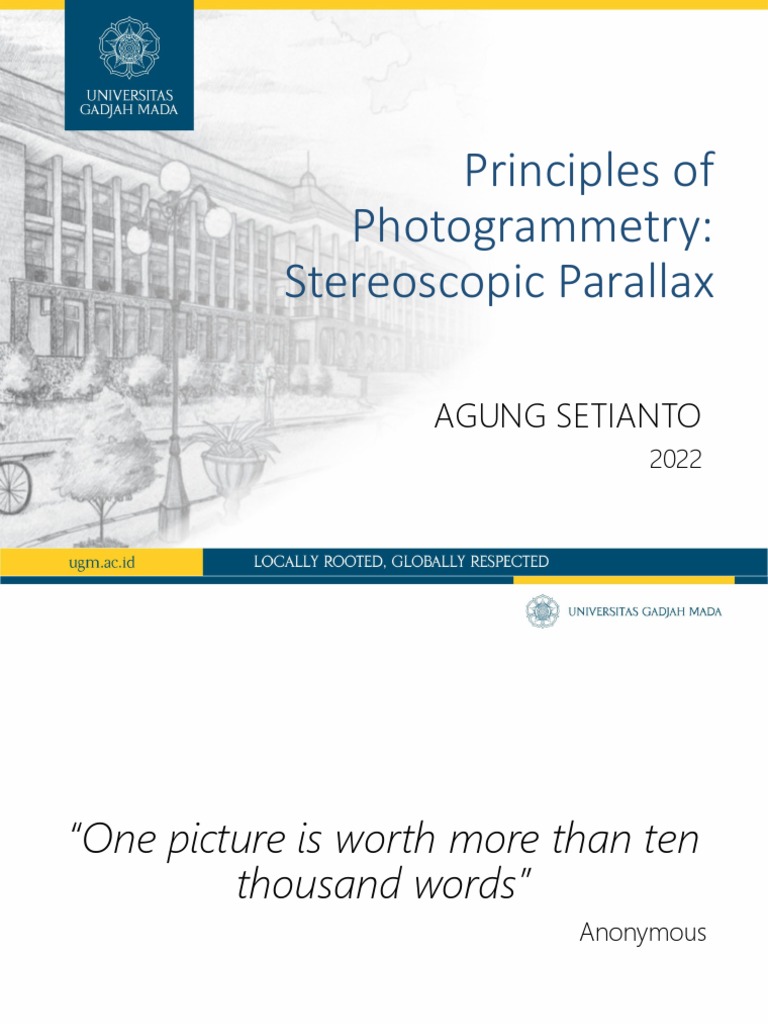 Principles of Photogrammetry: Stereoscopic Parallax: Agung Setianto | PDF | Aerial Photography ...
