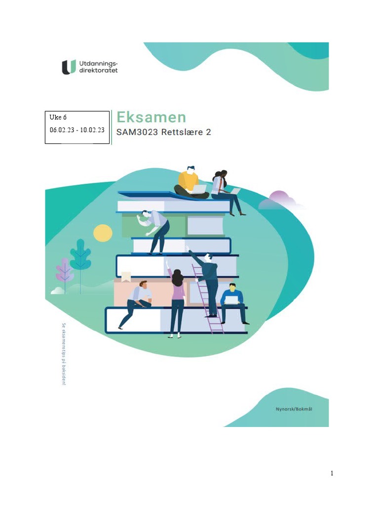 Eksamensoppgave - Uke 6 | PDF