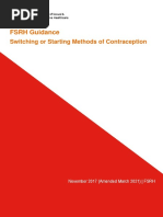 FSRH Guidance Switching or Starting Methods of Contraception August ...