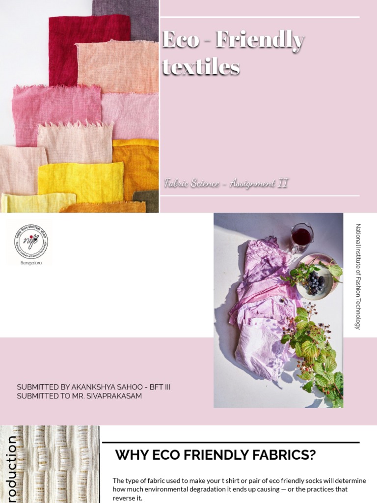 Fabric Science - Eco - Friendly Textiles | PDF | Rayon | Wool