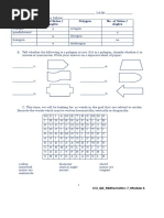 Math7 - Quarter3 - Module6 - Circles - v3 | PDF | Circle | Tangent