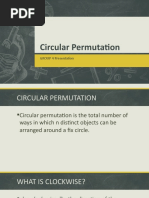 Distinguishable and Circular Permutations | PDF | Permutation ...