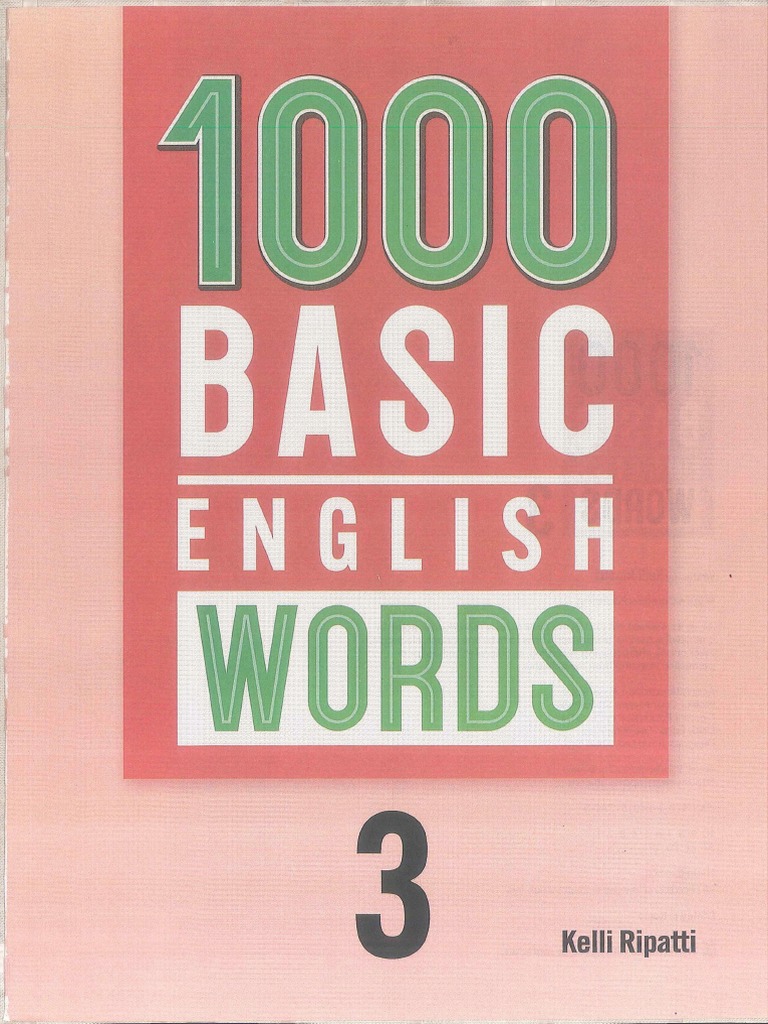 1000 Basic English Words 3 | PDF | English Language
