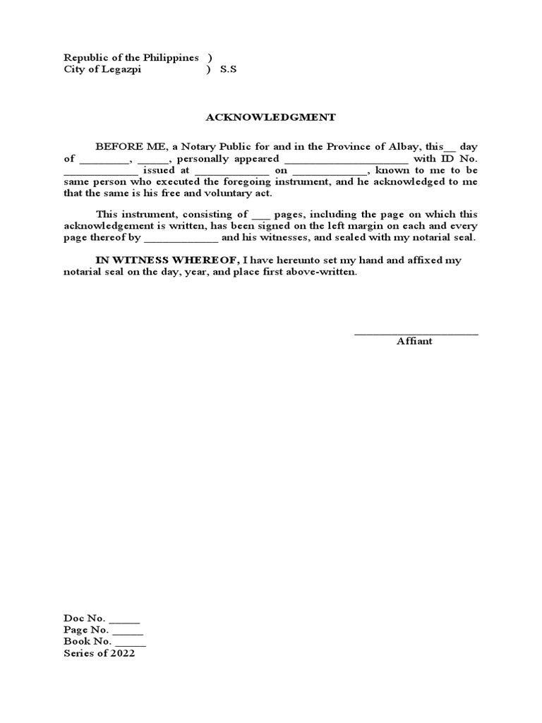 Acknowledgment (With 2 or More Pages) | PDF