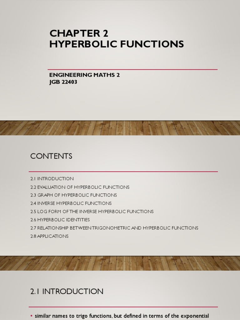 Engineering Mathematics Chapter 2 | Download Free PDF | Trigonometric Functions | Calculus