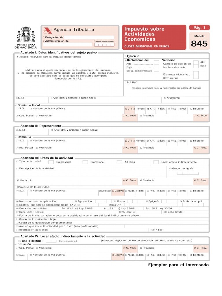 MODELO 845 | PDF