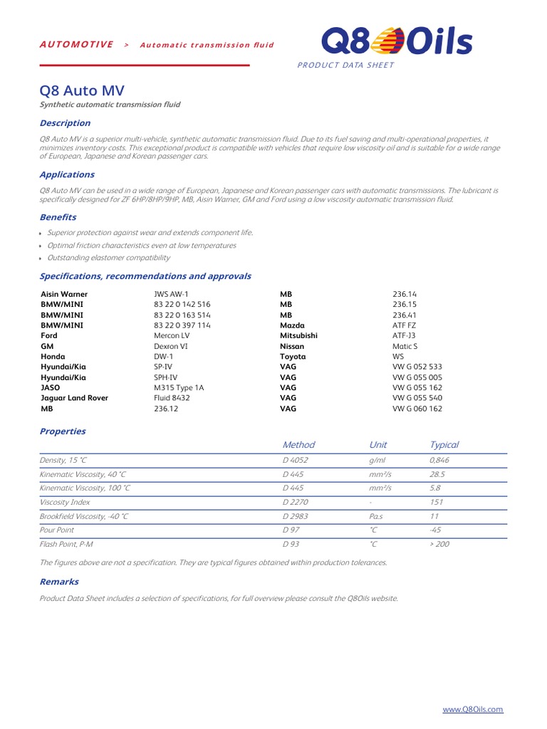 Q8-Auto-MV - en PDS | Download Free PDF | Motor Vehicle | Automotive ...