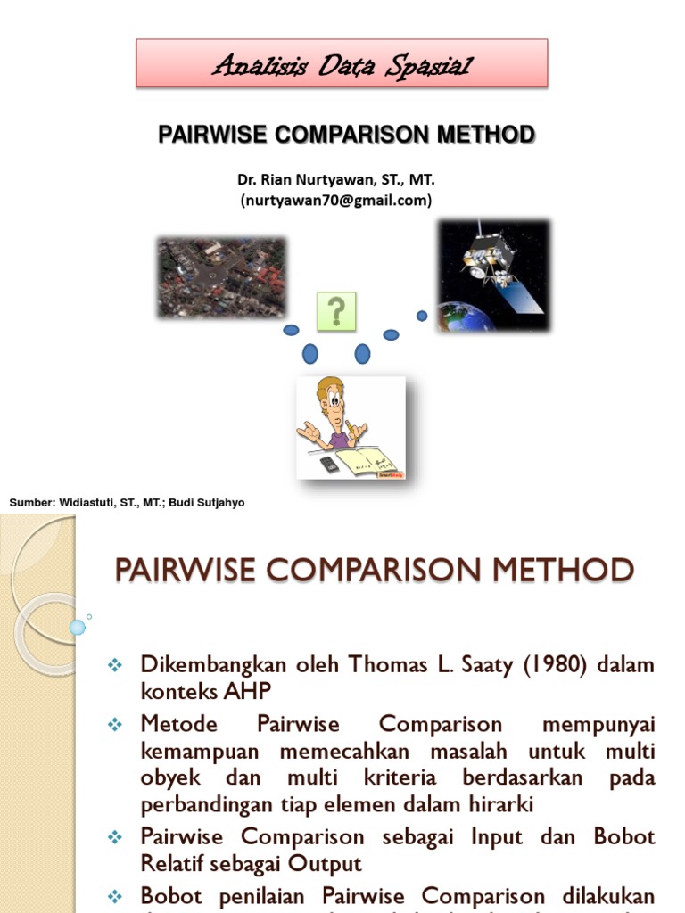 Pairwise Comparison Method-Itenas | PDF