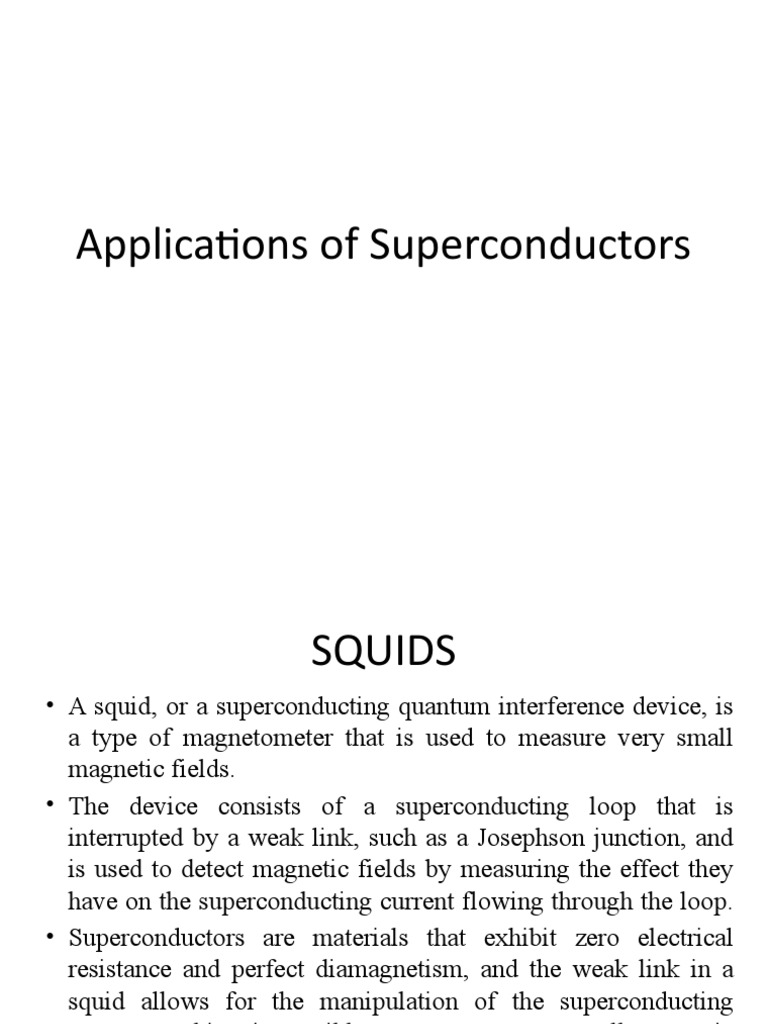 SQUIDS | PDF