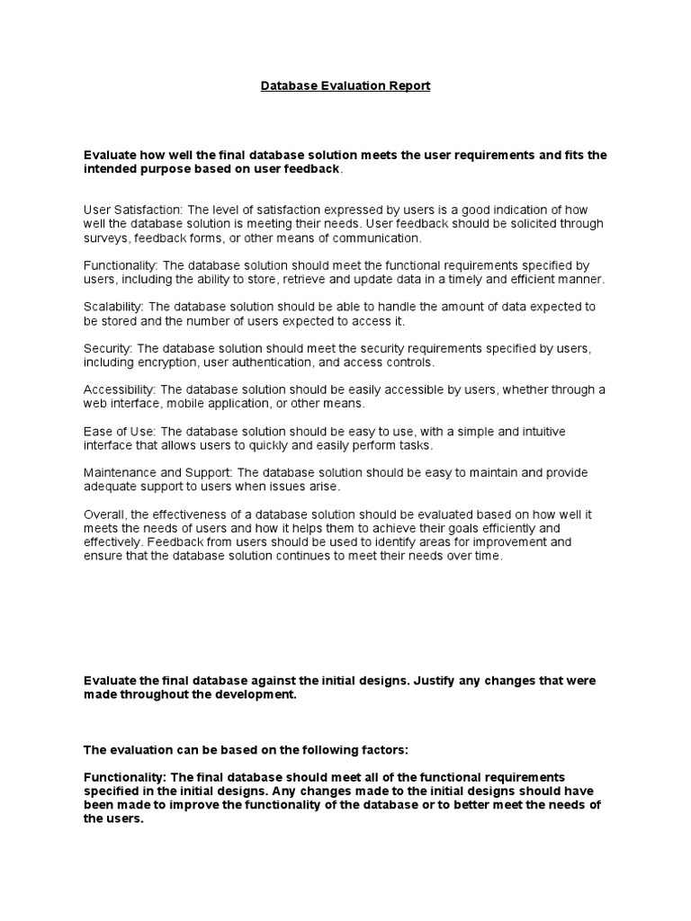 Untitled | PDF | Databases | Usability