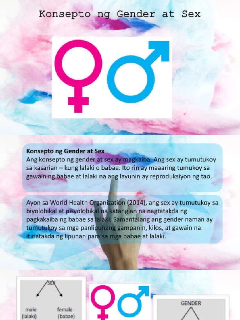 Konsepto NG Gender at Sex 83647554 | PDF