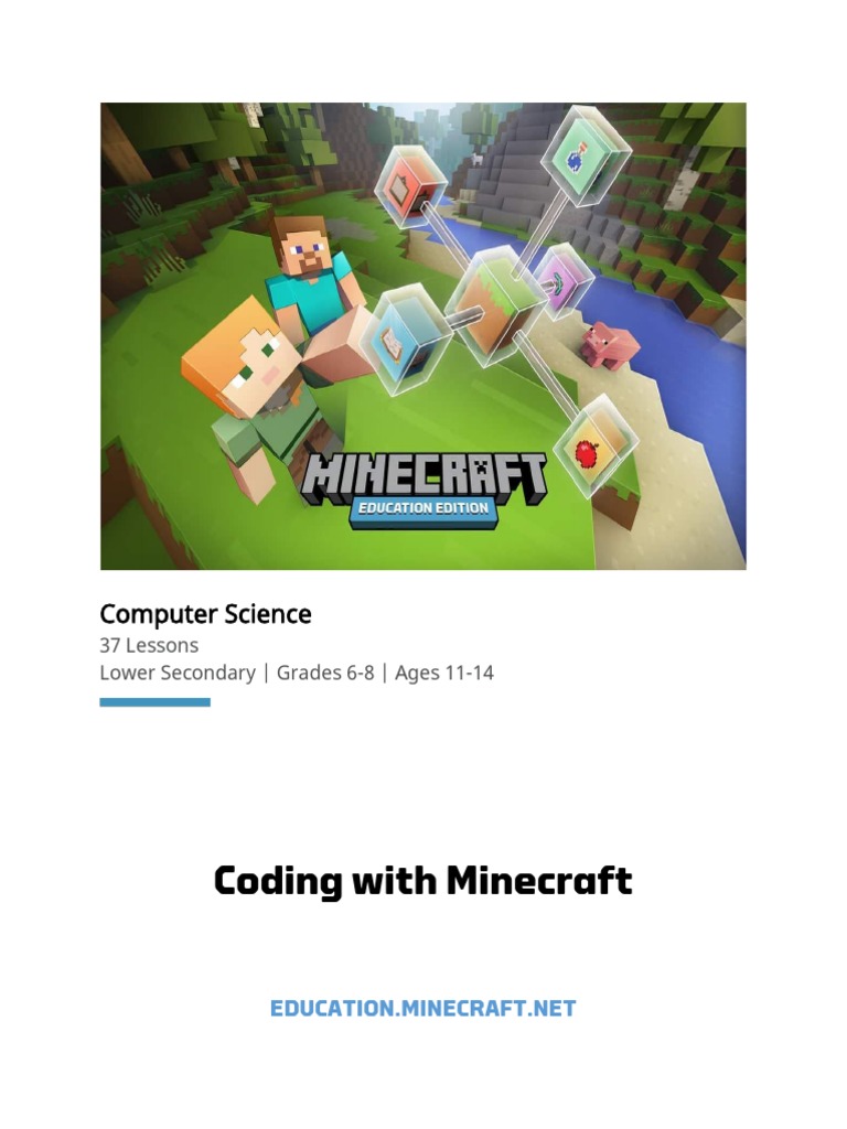 Coding With Minecraft Curriculum Overview Pdf Computer Program