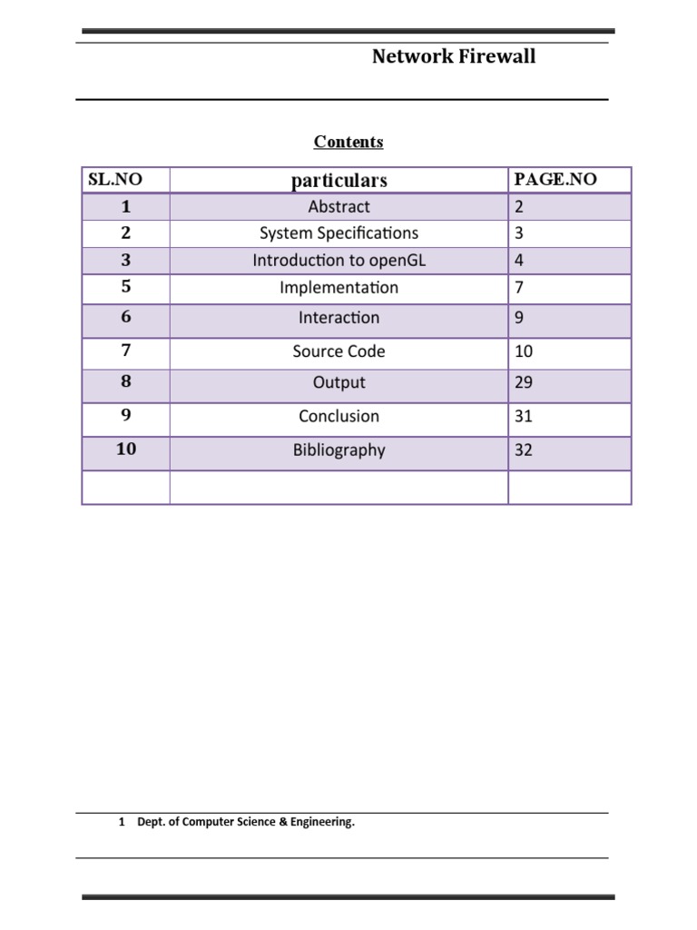 Free Network Firewall Computer Graphics Project Using OpenGL Report | PDF | Shader | Computer ...
