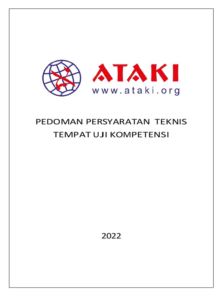 Pedoman TUK Sertifikasi Kompetensi | PDF