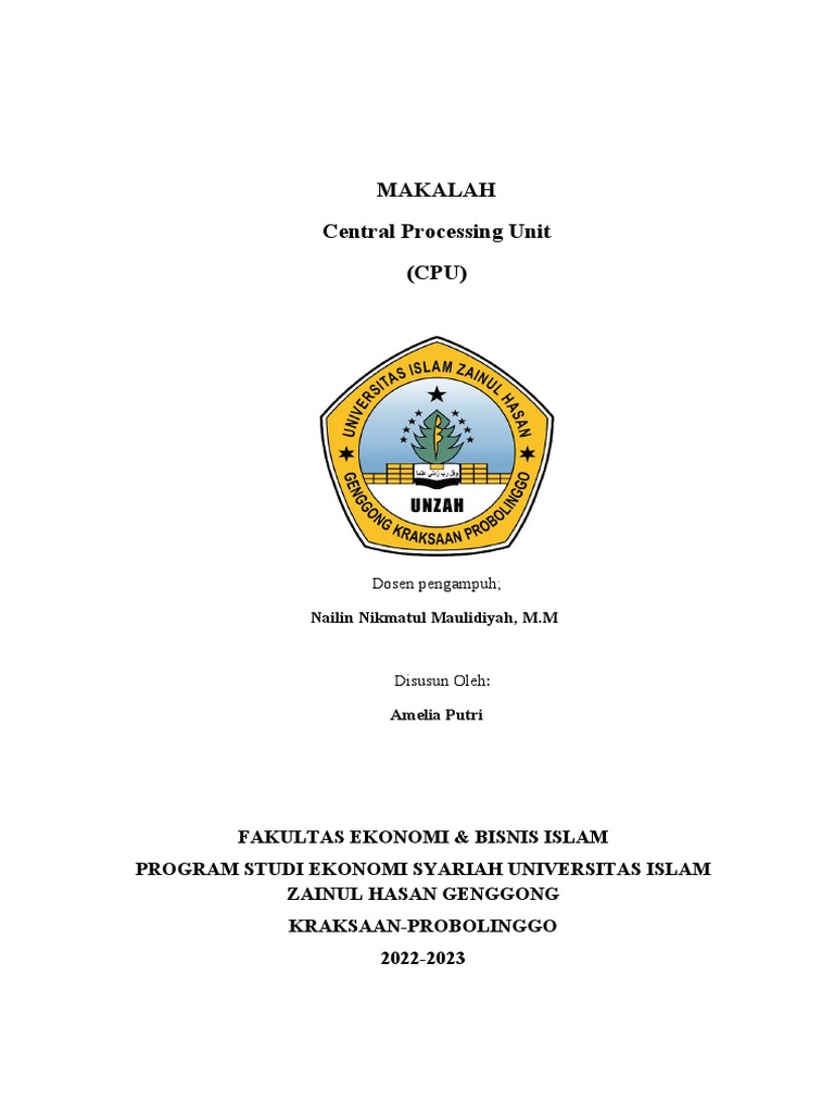Central Processing Unit | PDF Central Processing Unit | PDF