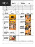 Hilti Machine Checklist | PDF