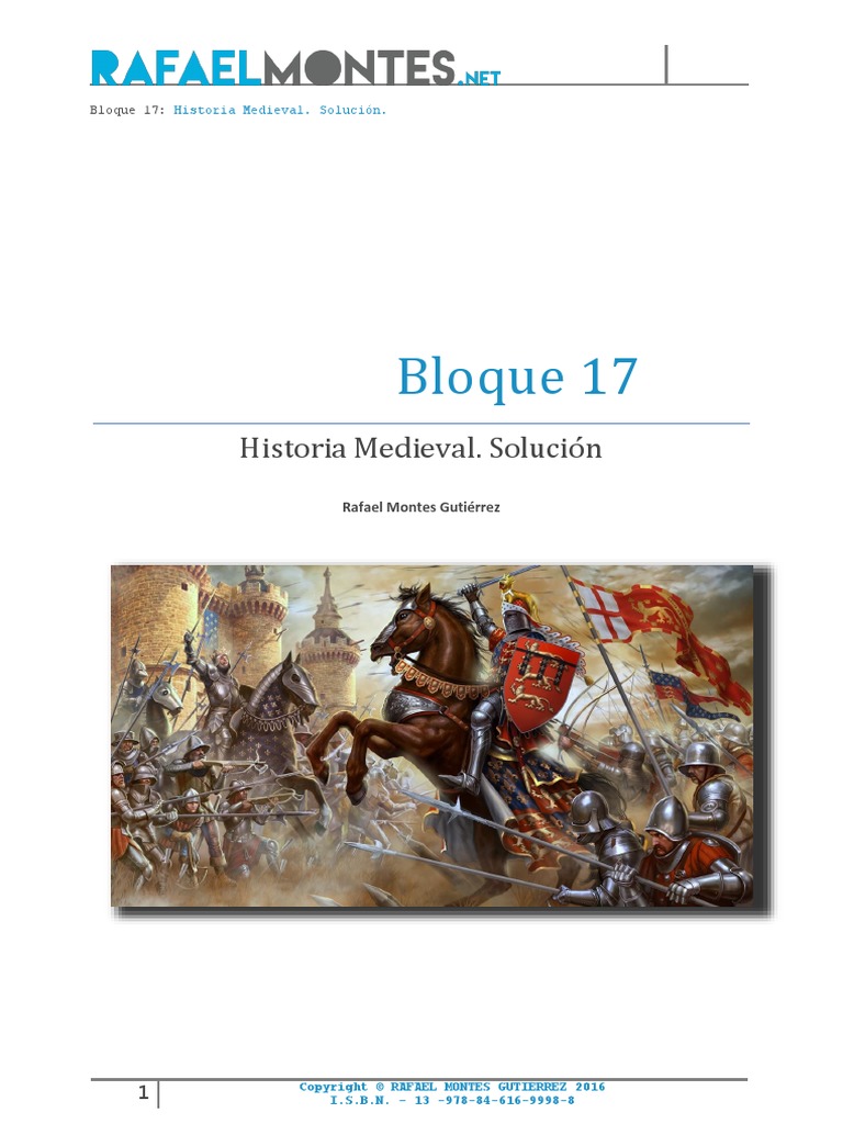 Bloque 17 Historia Medieval - Solucion | PDF