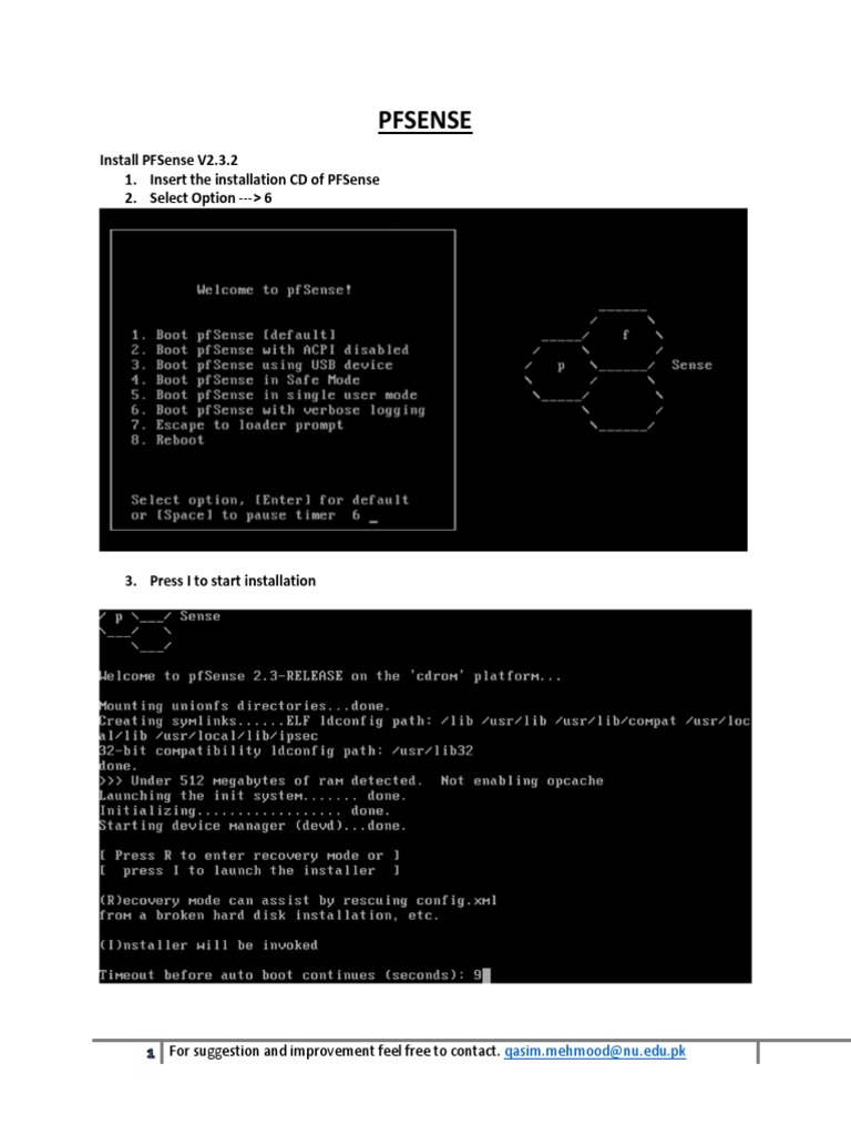 PFSENSE How To Configure Squid (15022018) | PDF | Proxy Server | Computing