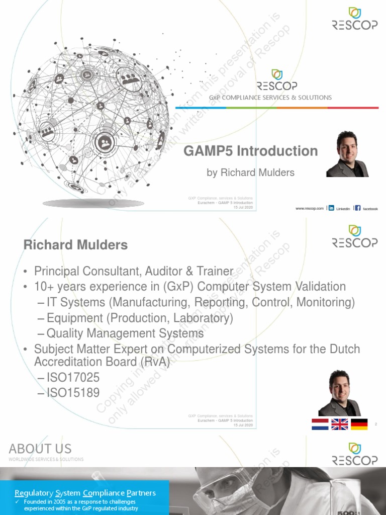 GAMP5 Introduction | PDF | Computing | Business