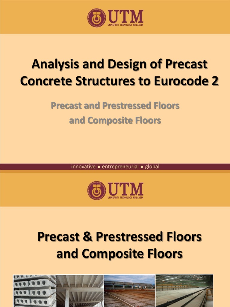 Analysis and Design of Precast Concrete Structures To Eurocode 2 | PDF | Prestressed Concrete ...