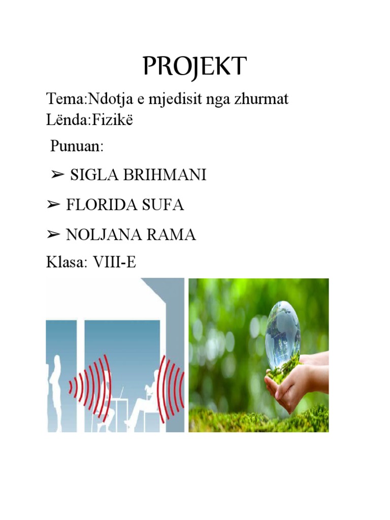 Projekti I Fizikes | PDF