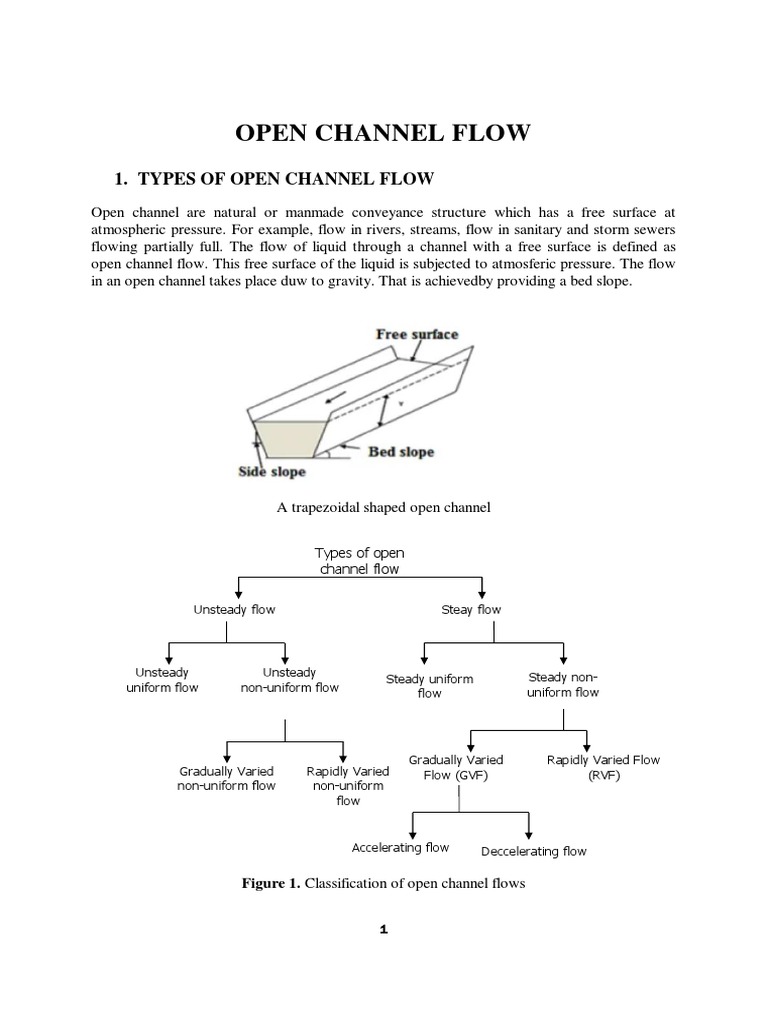 Open Channel Flow | PDF | Reynolds Number | Fluid Dynamics