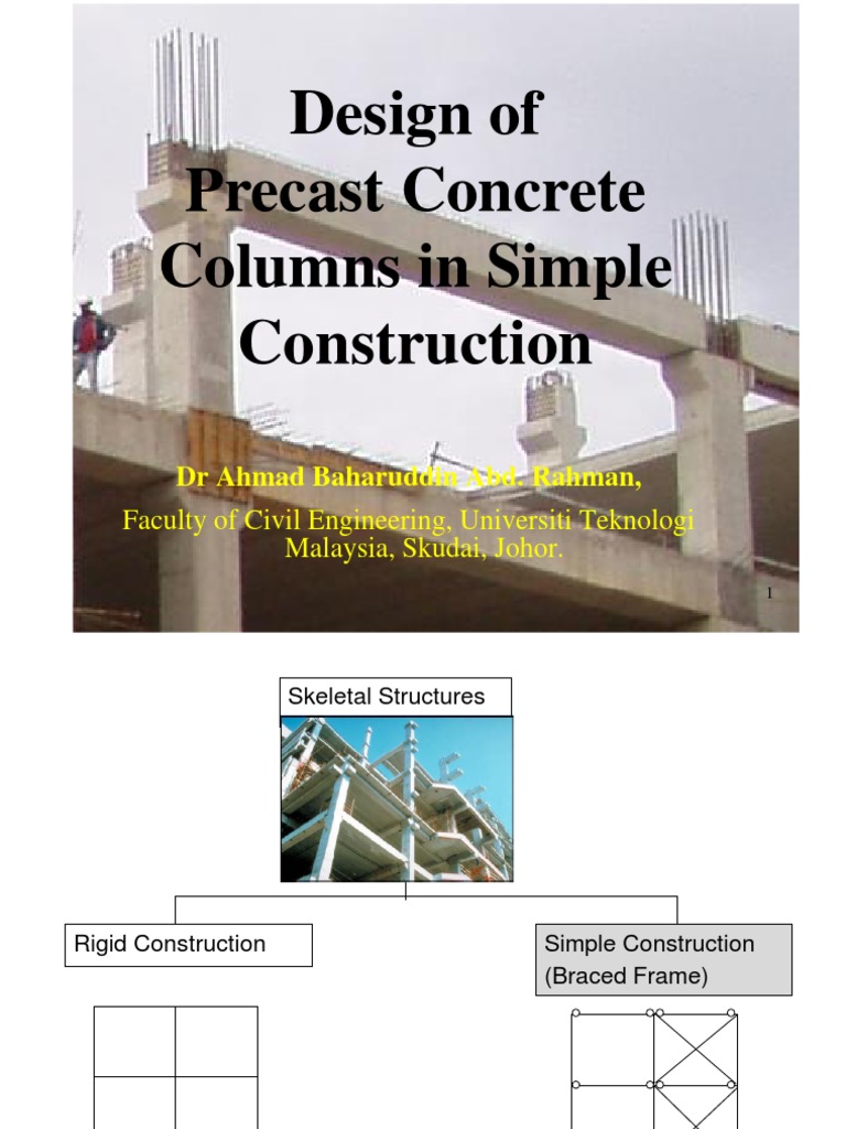 Design of Columns in Simple Construction EC2 - 5 | PDF | Beam (Structure) | Buckling