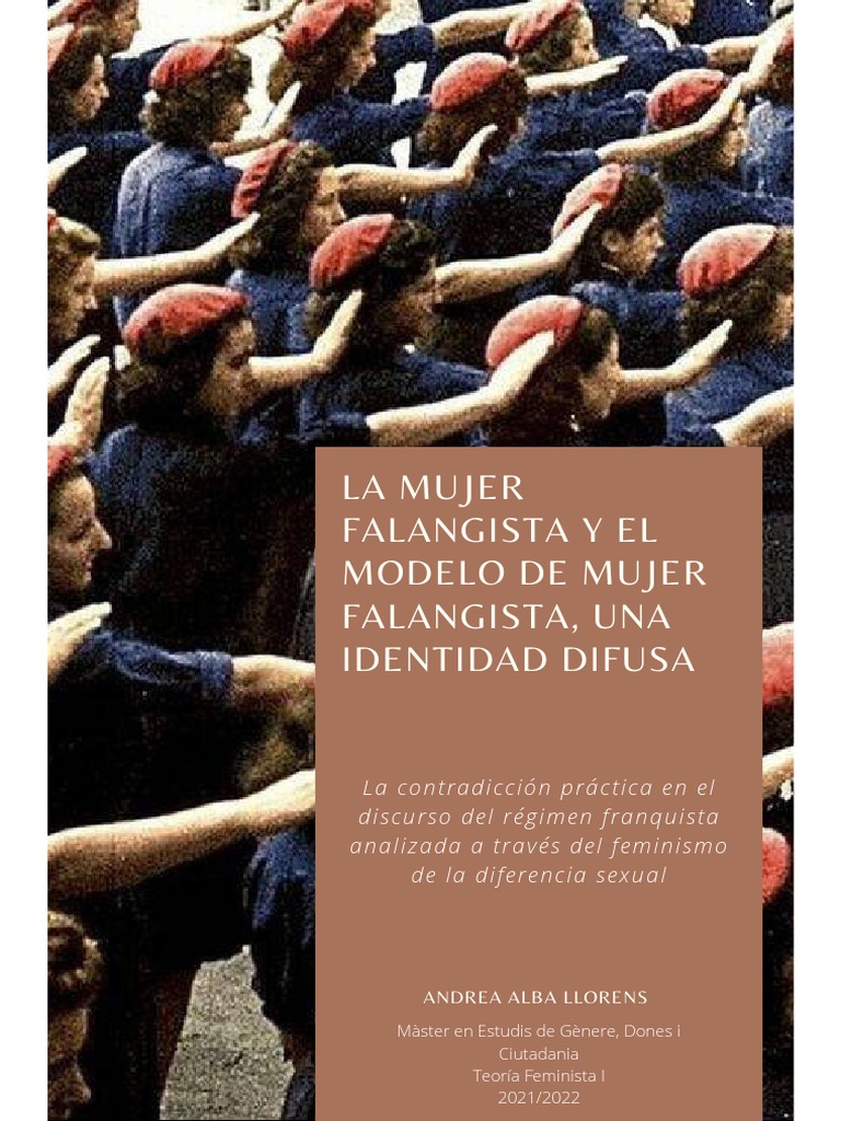 El modelo de mujer falangista y la mujer de la Falange | PDF | Mujer ...