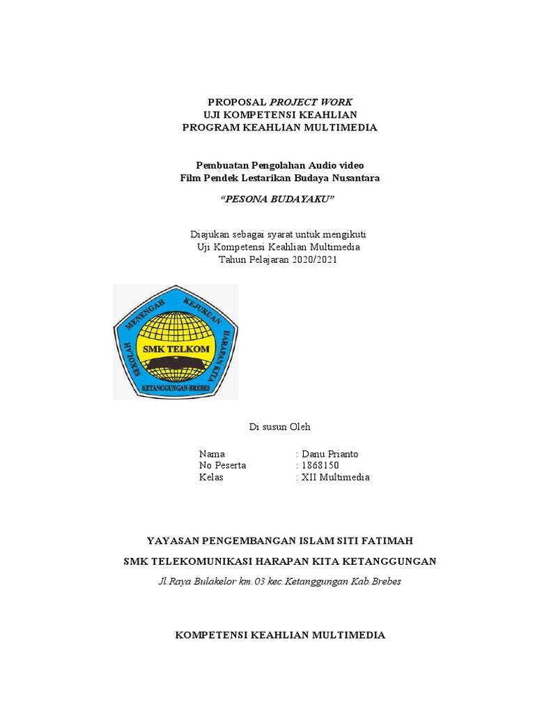 Proposal Ukk Danu | PDF