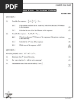 Number Patterns Revision Booklet | PDF | Numbers | Sequence