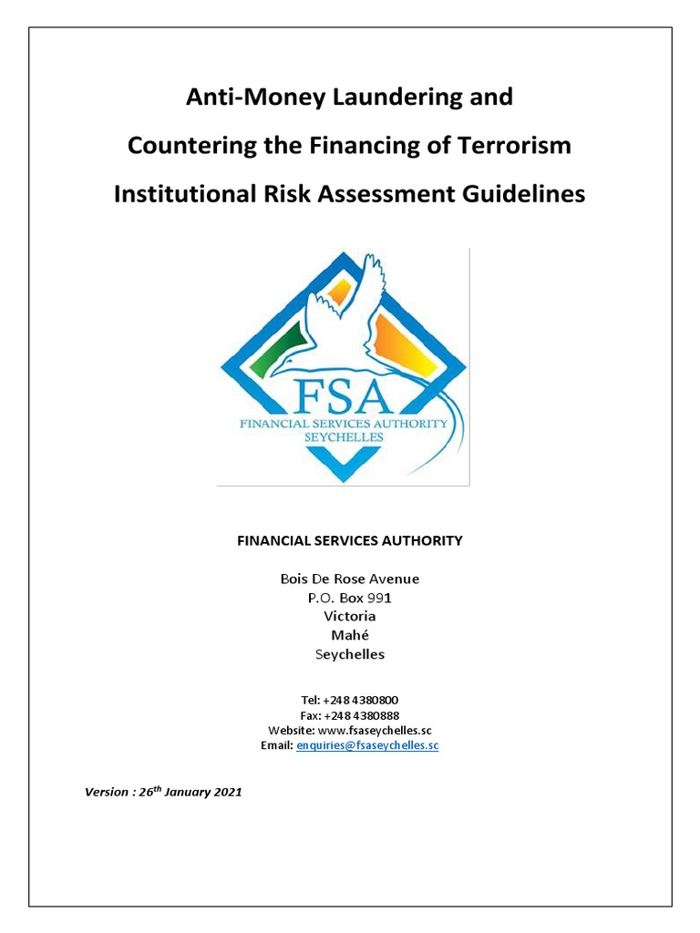 Anti-Money Laundering and Countering The Financing of Terrorism ...