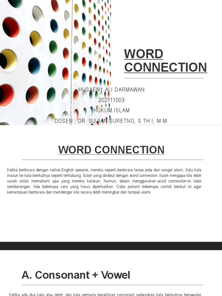 Word Connection | PDF