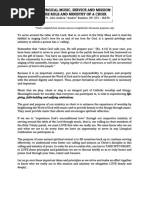 Choir Rules and Regulation | PDF | Home & Garden | Science & Mathematics