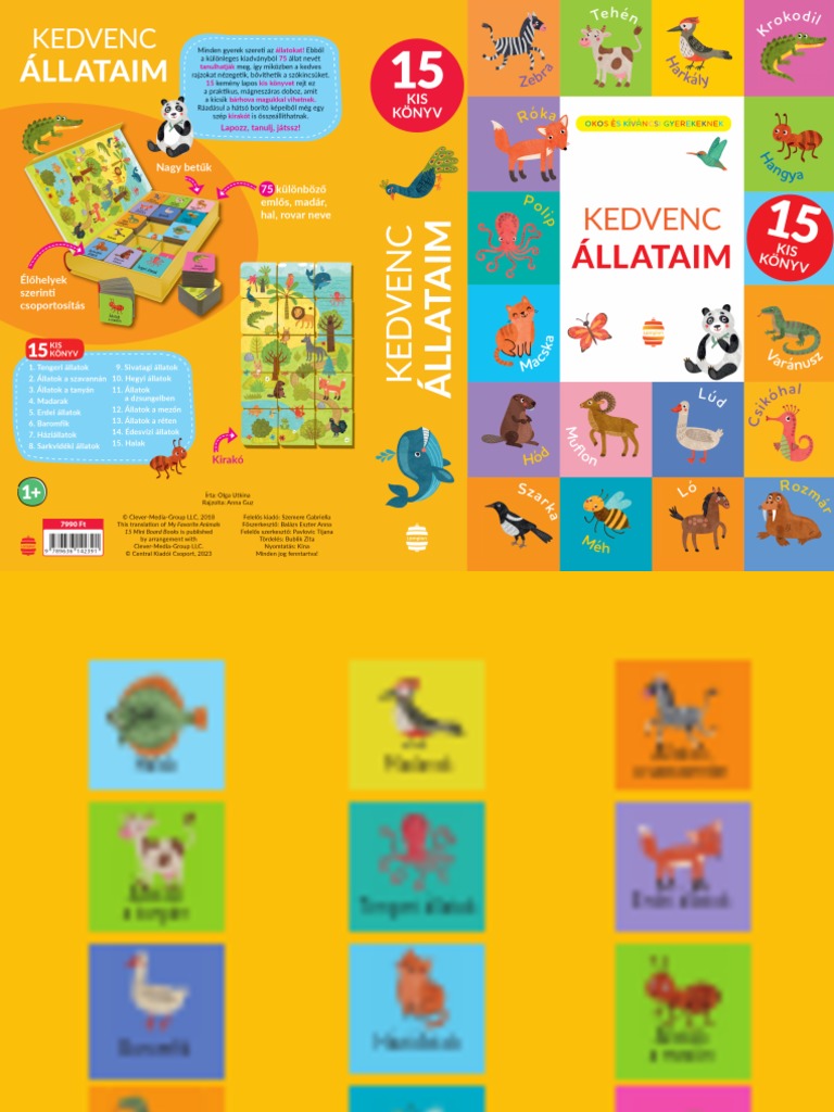 Kedvenc Allataim - 15 Kis Konyv - Belelapozo | PDF