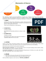 Elements of Movement in Dance | PDF | Dances | Emotions