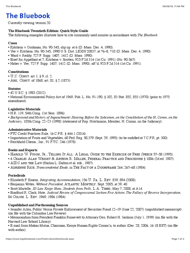 The Bluebook | PDF | Justice | Crime & Violence