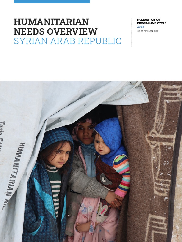 Syria 2023 Humanitarian Needs Overview | PDF | Syria | Humanitarian Aid