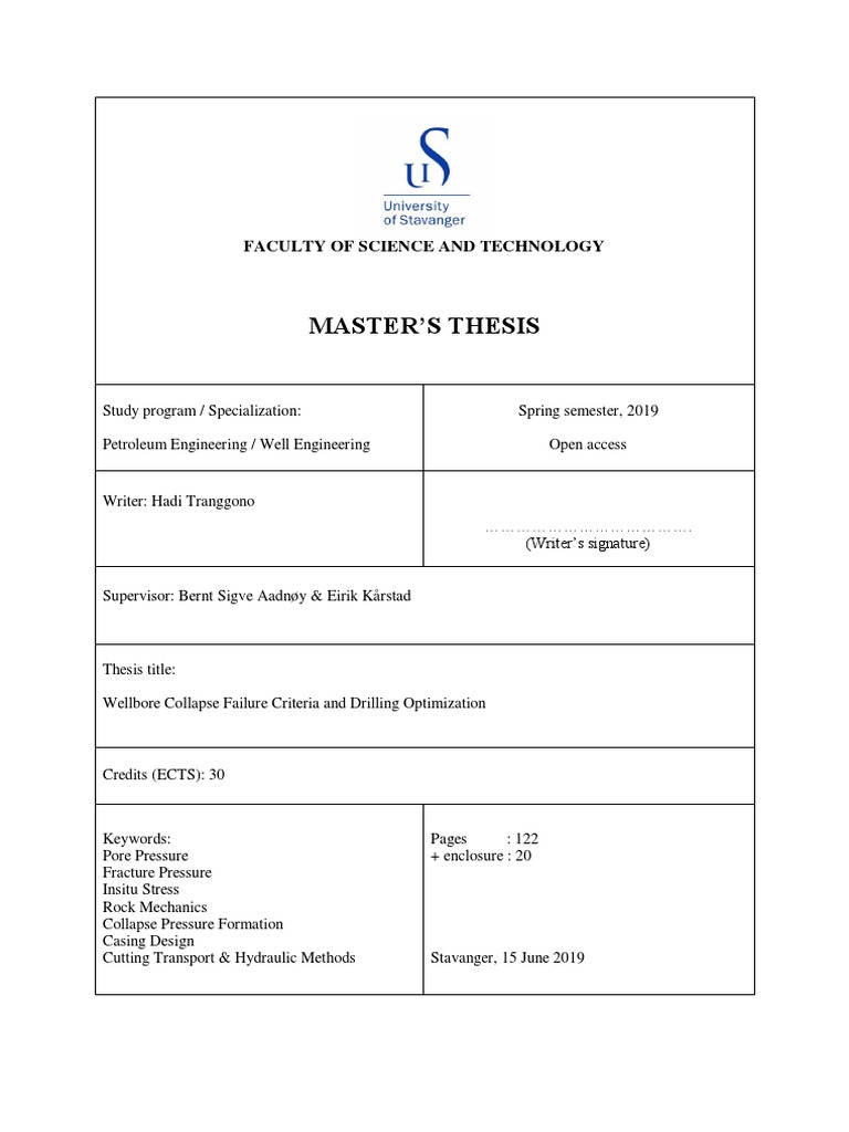 Master Thesis Hadi Tranggono | PDF | Deformation (Engineering) | Young ...