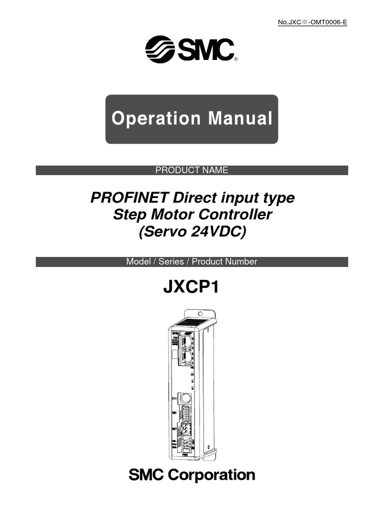 Jxcp1: PROFINET Direct Input Type Step Motor Controller (Servo 24VDC ...