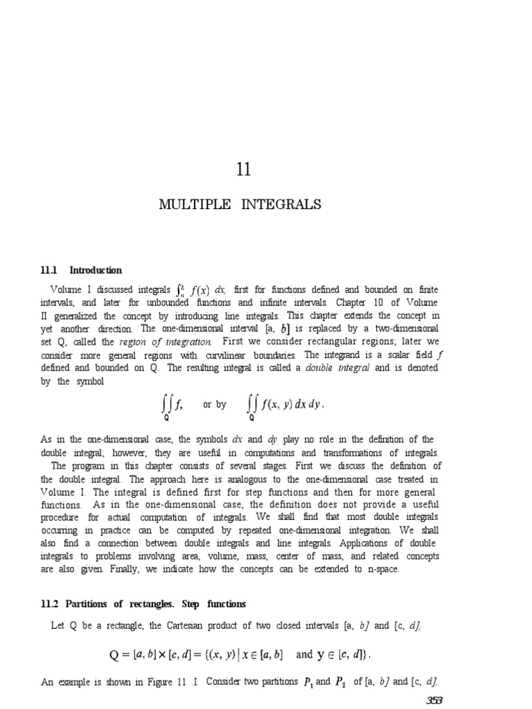 Double Integrals and Step Functions | PDF | Integral | Function ...