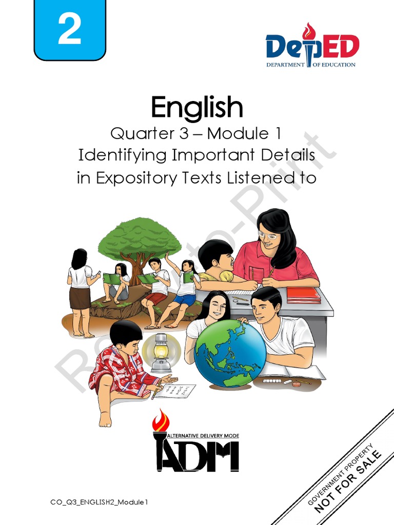 Eng2 - q3 - Mod1 - Identifying Important Details in Expository Text ... Eng2 - q3 - Mod1 - Identifying Important Details in Expository Text ...