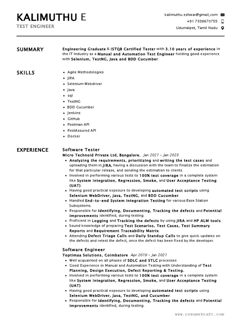 Sr. Technical Manager | PDF | Software Testing | Selenium (Software) Sr. Technical Manager | PDF | Software Testing | Selenium (Software)