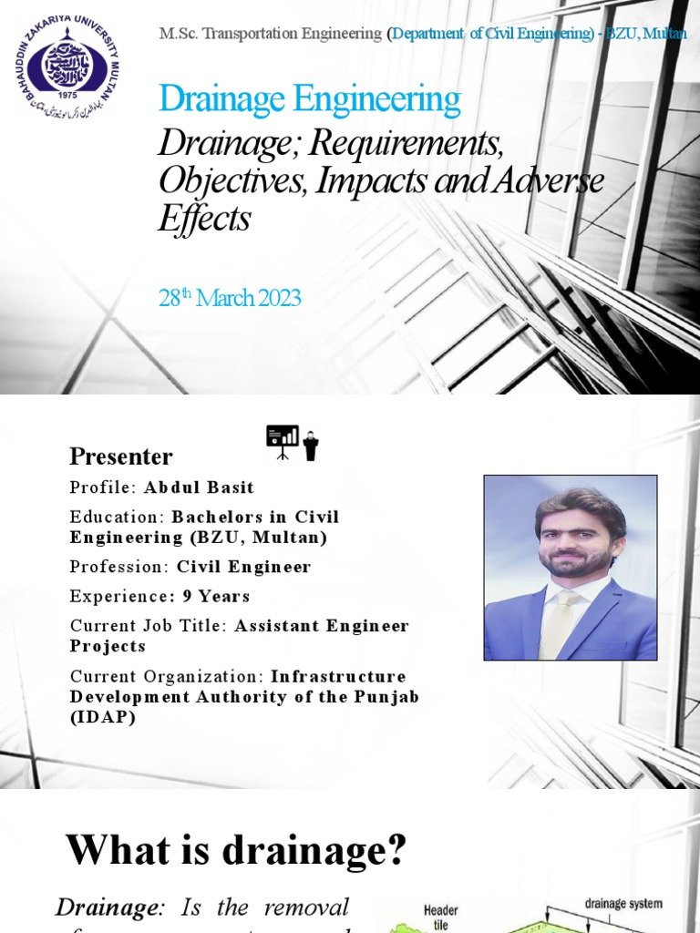 Drainage Engineering | PDF | Soil | Drainage