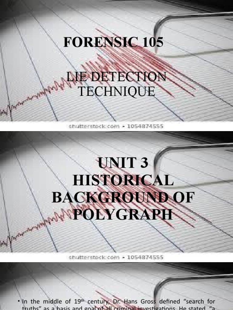Forensic 105 Cep | Download Free PDF | Polygraph | Lie