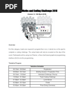 CodeChum National Programming Challenge Mechanics | PDF | Control Flow ...