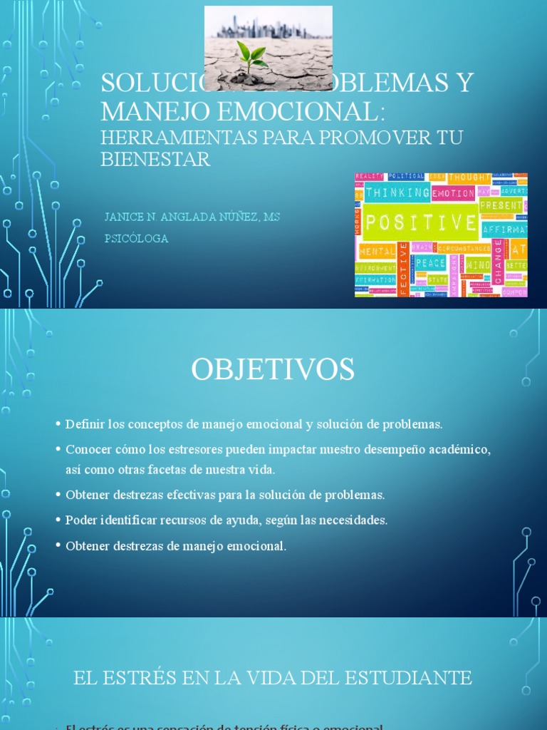Solución de Problemas y Manejo Emocional | PDF | Estrés (biología ...
