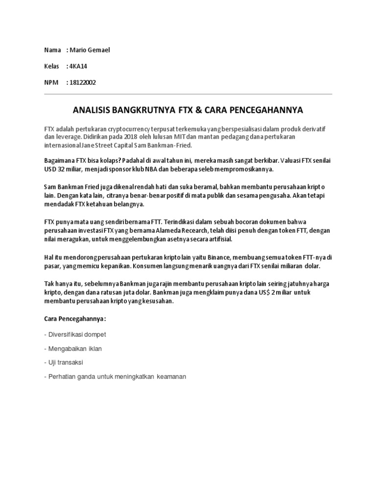 Mario Gemael 4KA14 FTX | PDF