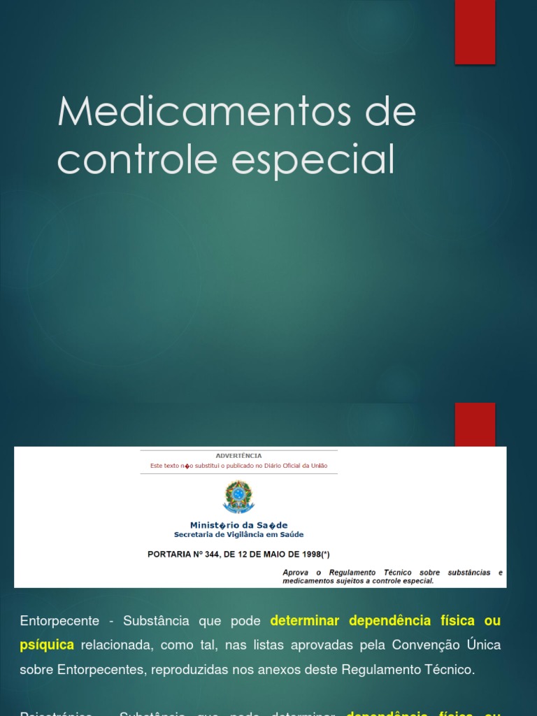 Medicamentos controlados e abuso de opioides | PDF | Receita médica ...