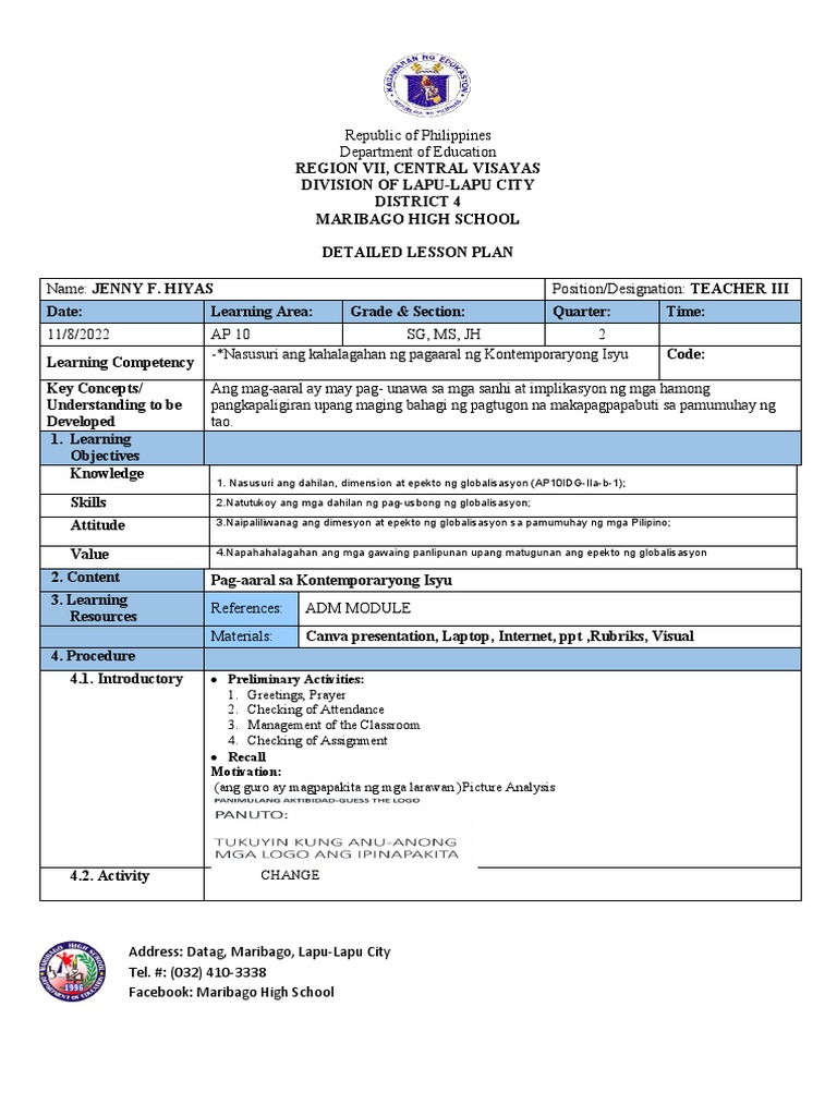 Ap10 q2 W1-Globalisasyon | PDF